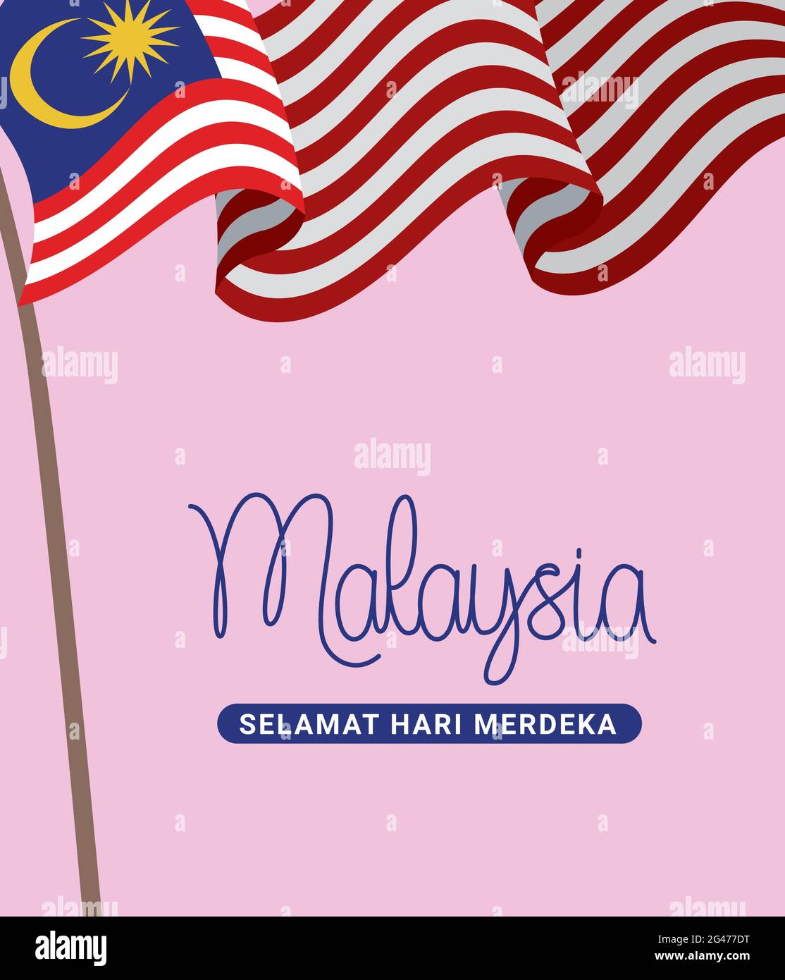 Malaysia lettering design Stock Vector Images - Alamy