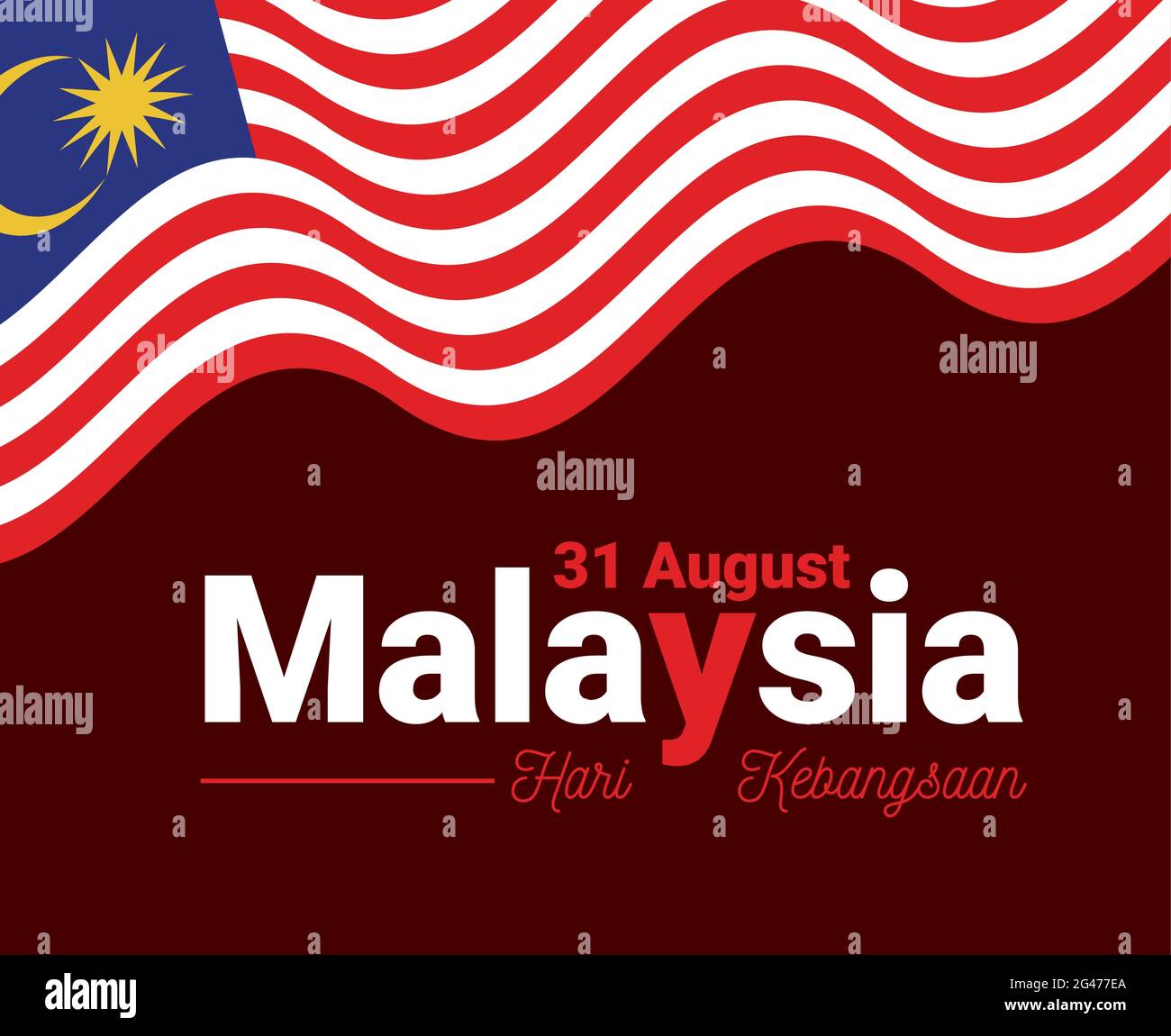 malaysia merdeka card Stock Vector Image & Art - Alamy