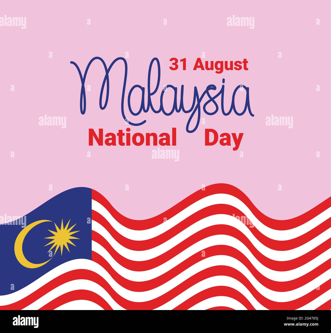 malaysia merdeka poster Stock Vector Image & Art - Alamy