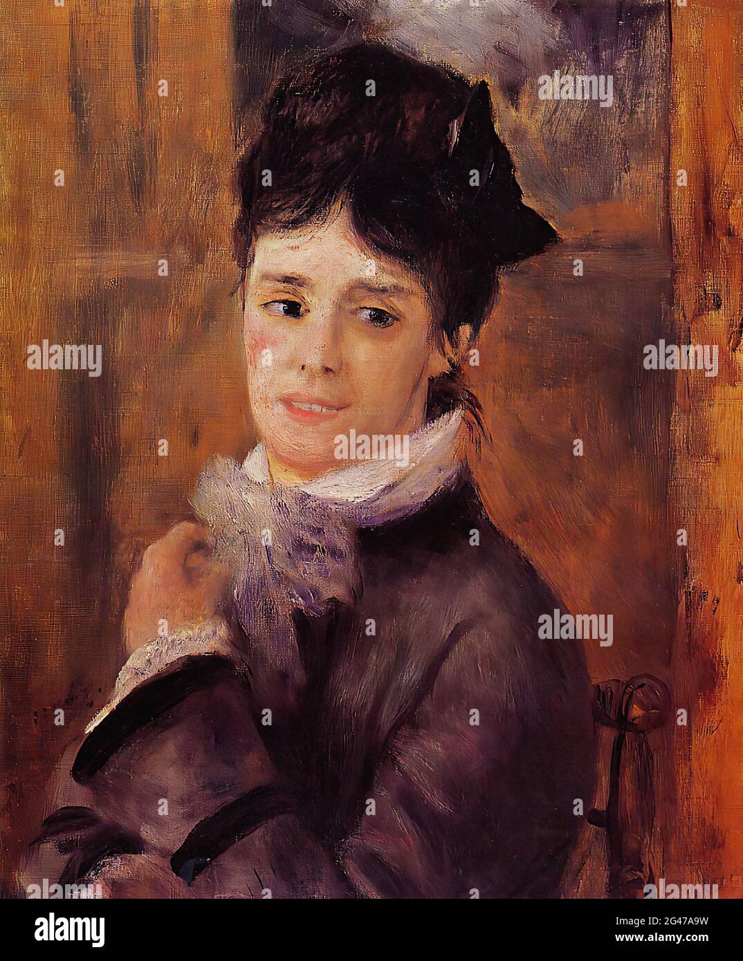 Pierre-Auguste Renoir - Madame Claude Monet 1872 Stock Photo - Alamy