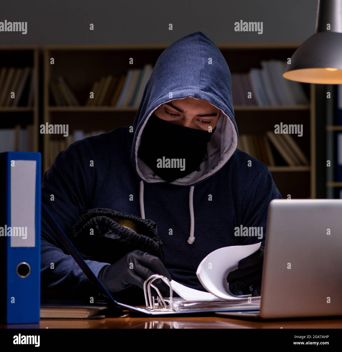 The hacker stealing personal data from home computer Stock Photo - Alamy