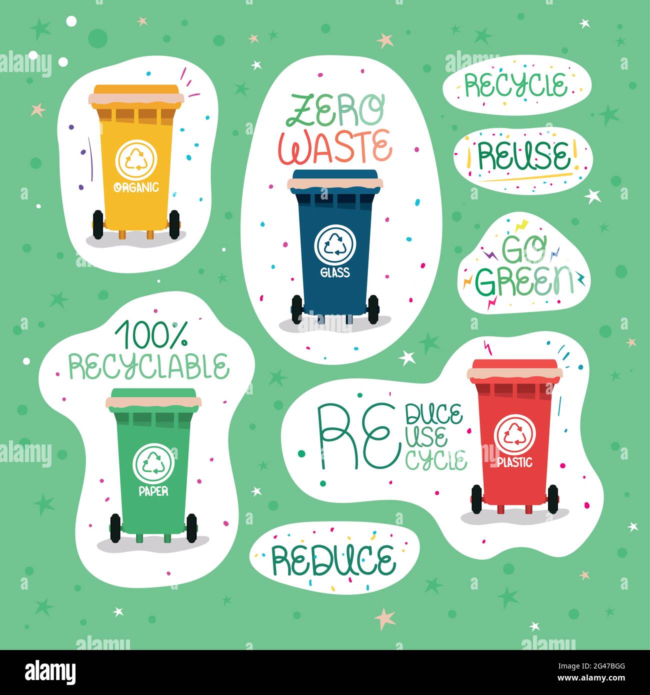 ecological friendly labels Stock Vector Image & Art - Alamy