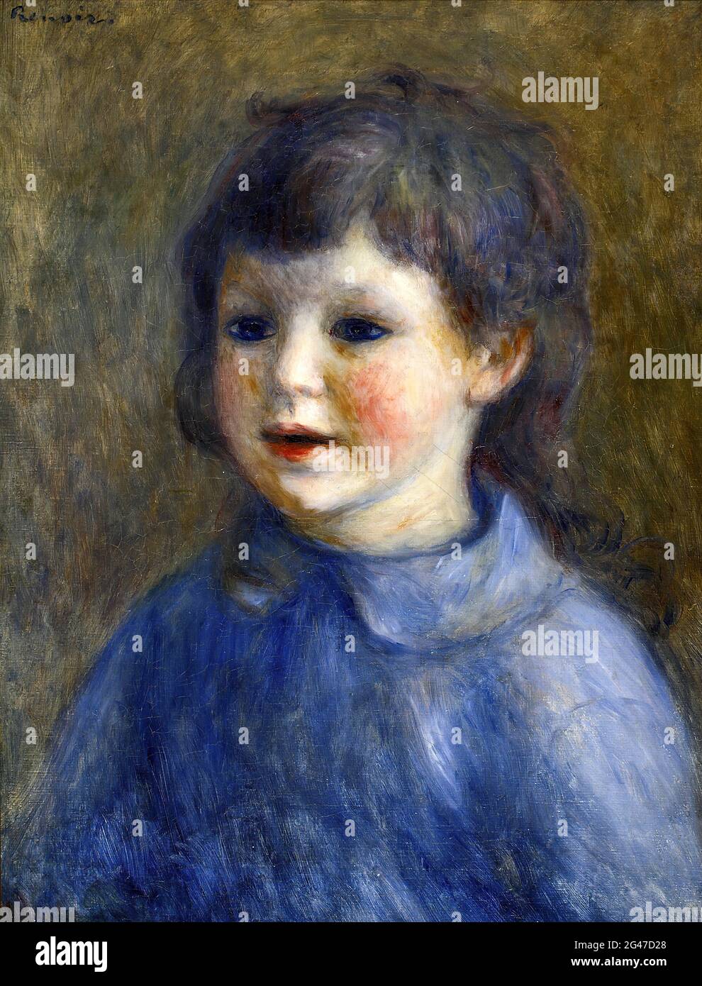 Pierre-Auguste Renoir - Portrait of Pierre Renoir Stock Photo - Alamy