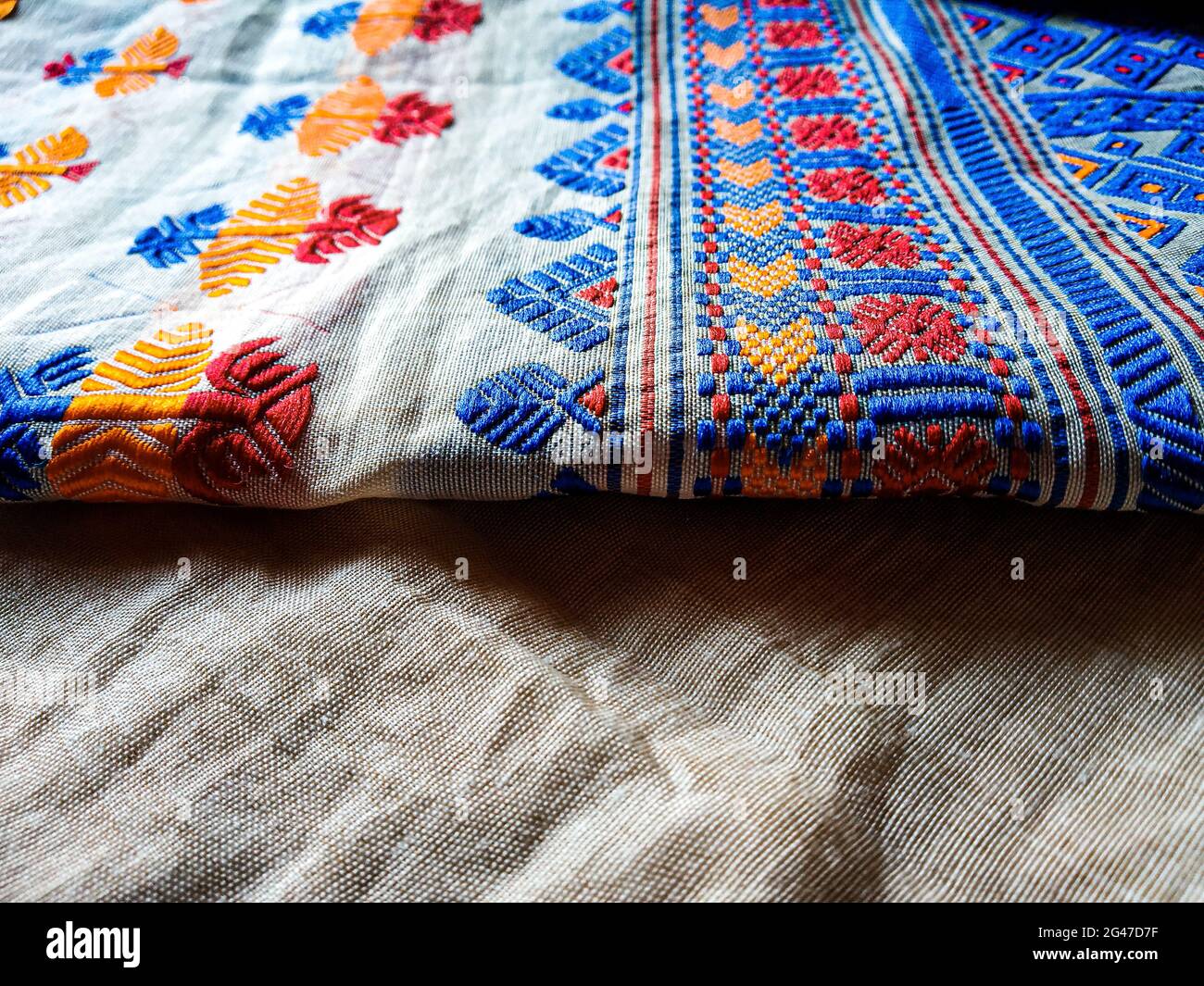 tribal pattern or ethnic pattern is used for assam motif design or muga ...