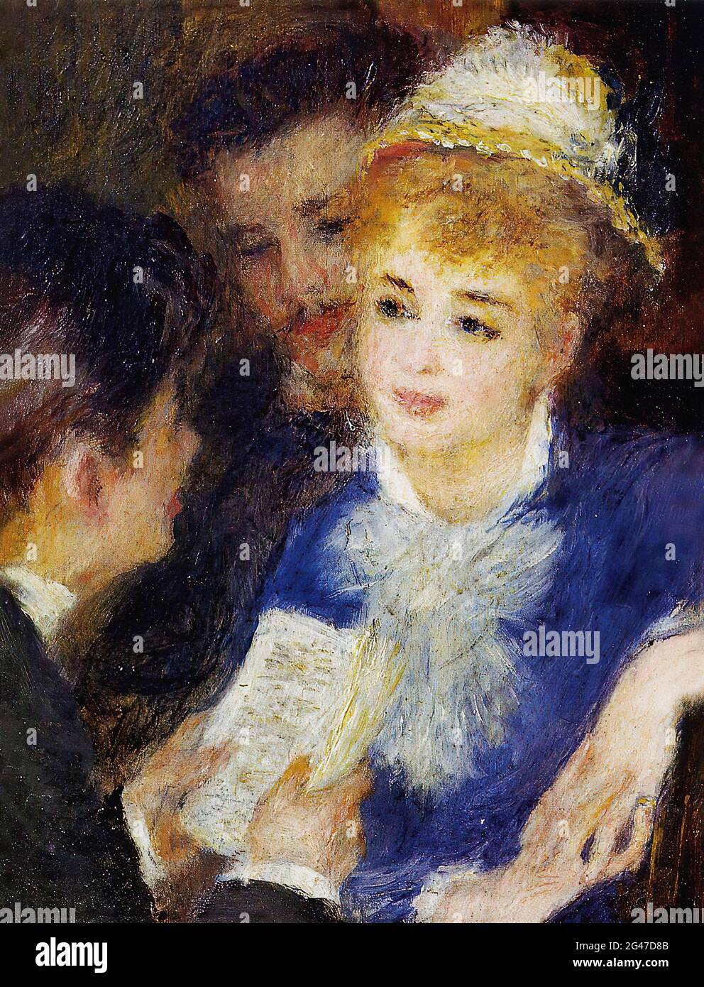 Pierre-Auguste Renoir - Reading Part 1876 Stock Photo - Alamy