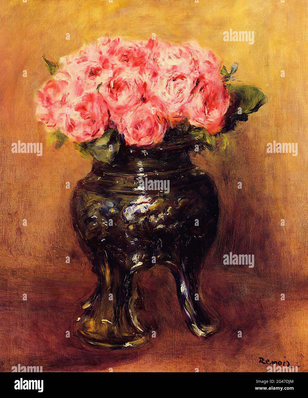 Pierre auguste renoir, roses hi-res stock photography and images - Alamy