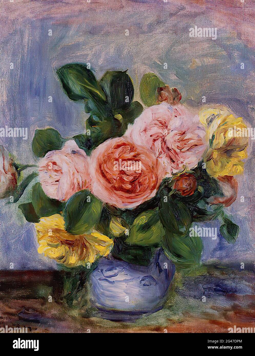 Pierre-Auguste Renoir - Roses Vase 2 Stock Photo - Alamy