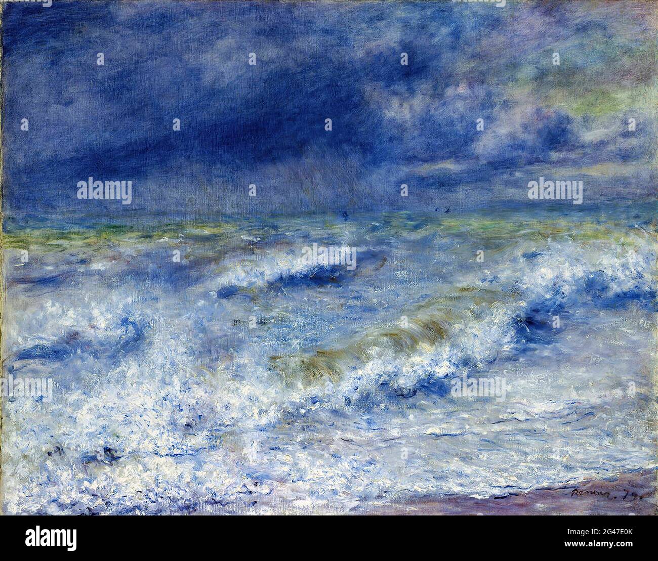 Pierre-Auguste Renoir - Seascape Stock Photo - Alamy