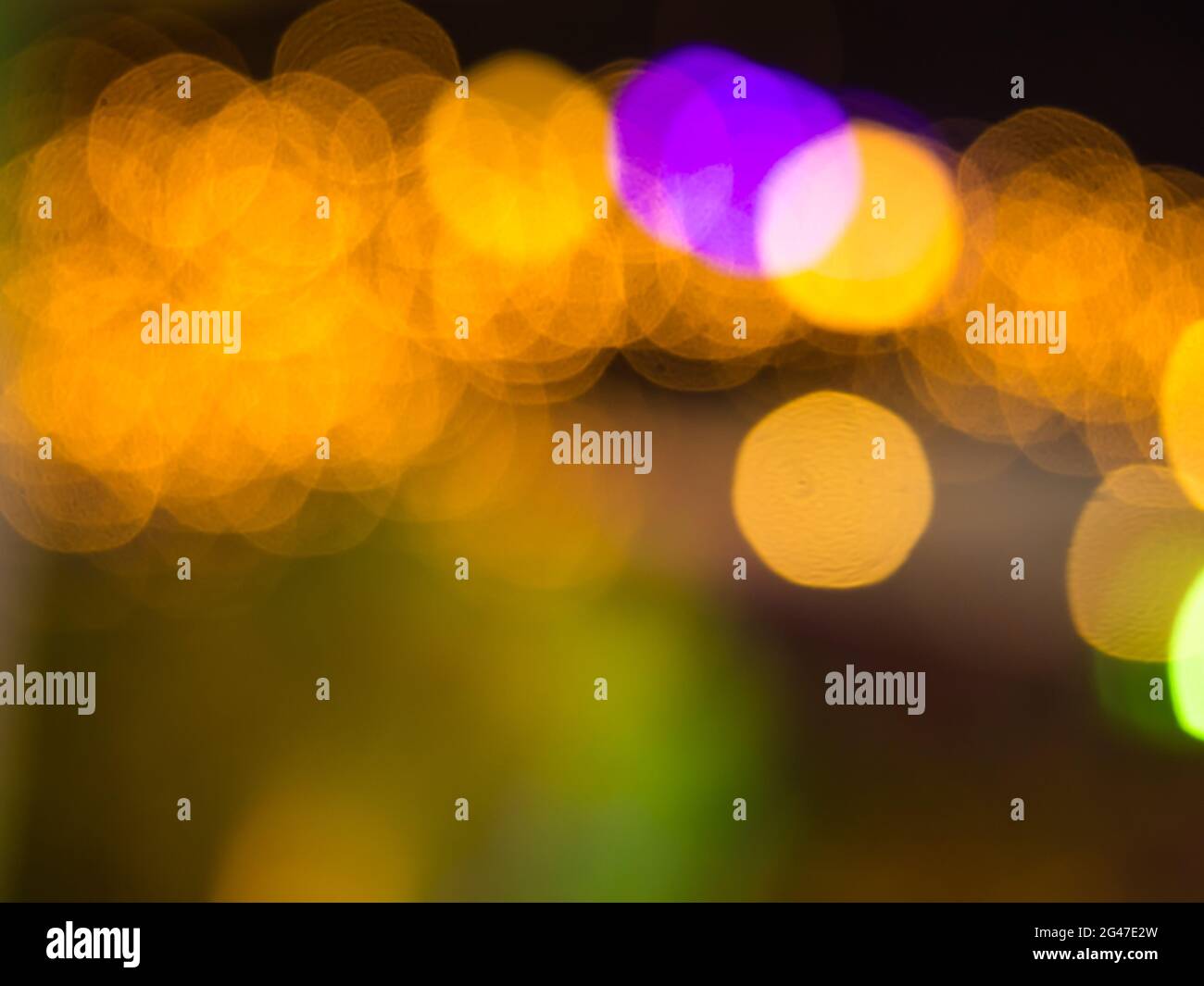 Multi color out of focus bokeh background on black screen Stock Photo ...