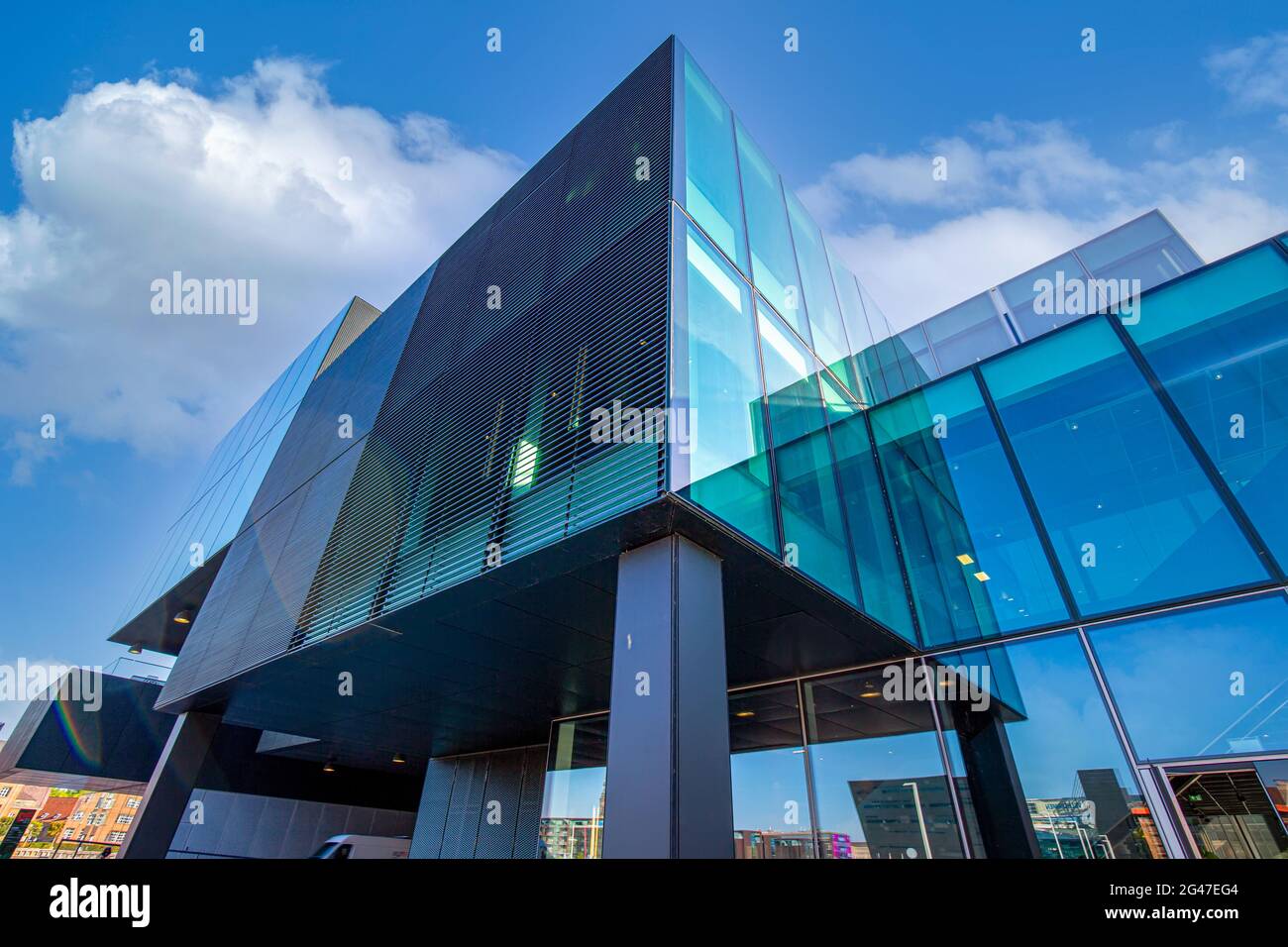 Copenhagen, Denmark-August 1, 2020: The BLOX building, a new prestige ...