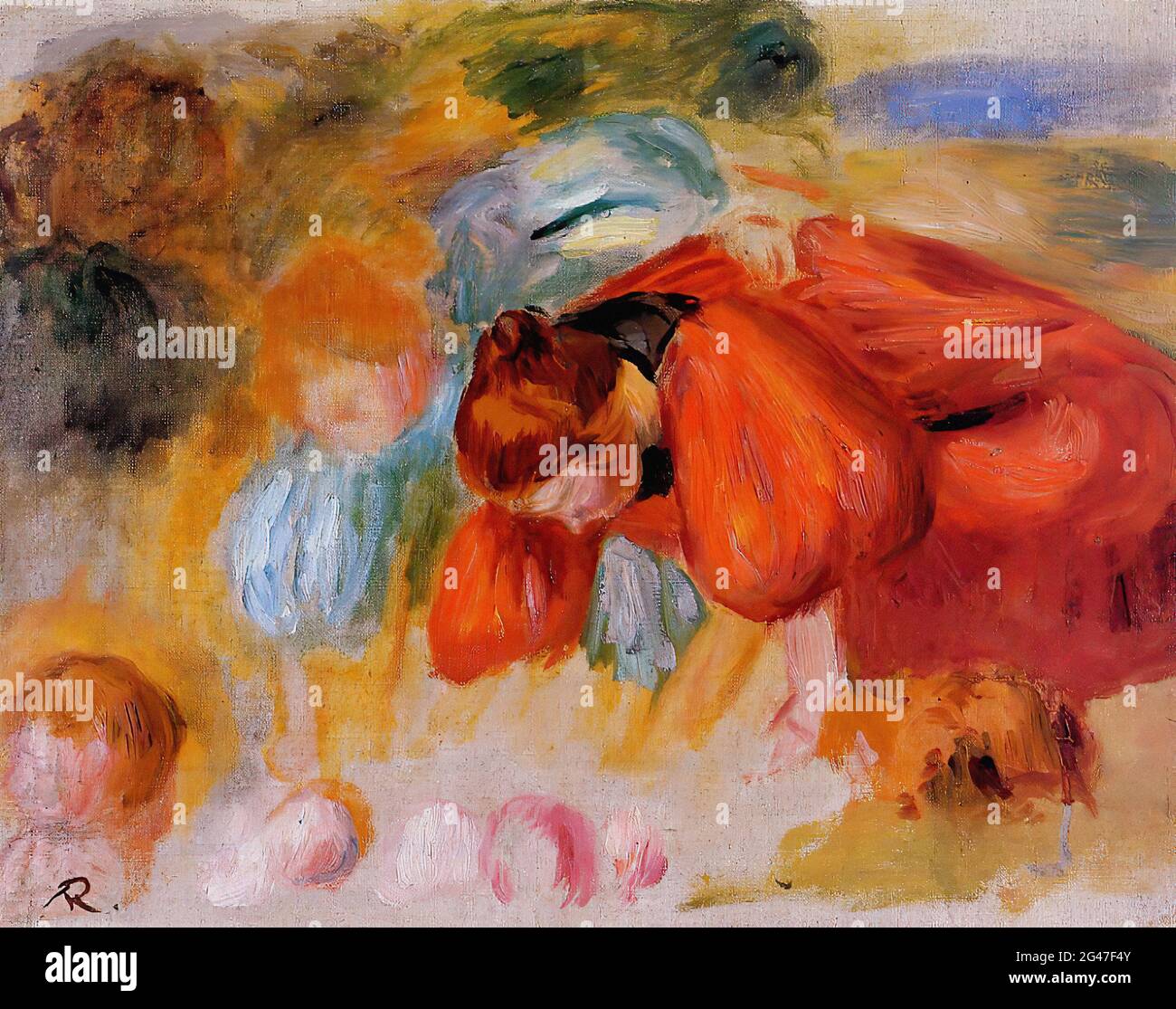 Pierre-Auguste Renoir - Study Croquet Game 1892 Stock Photo - Alamy