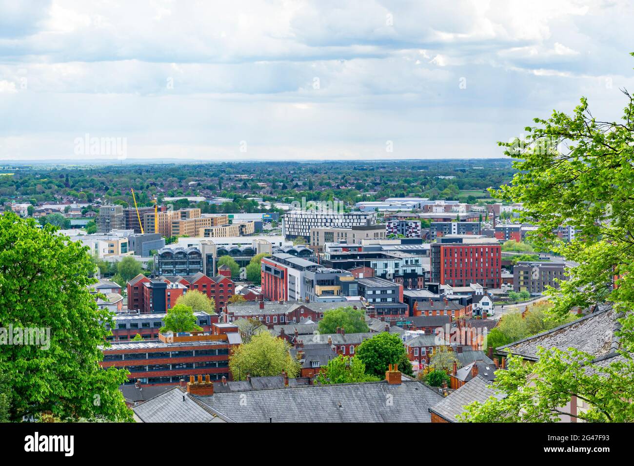 Lower Lincoln from Carline road upper Lincoln 2021 Stock Photo - Alamy