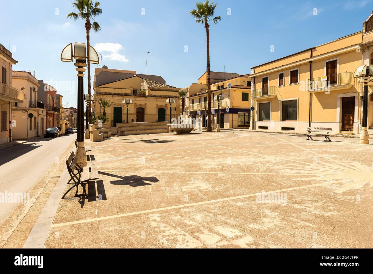 Taking a walk across the streets of Rosolini, Province of Syracuse ...