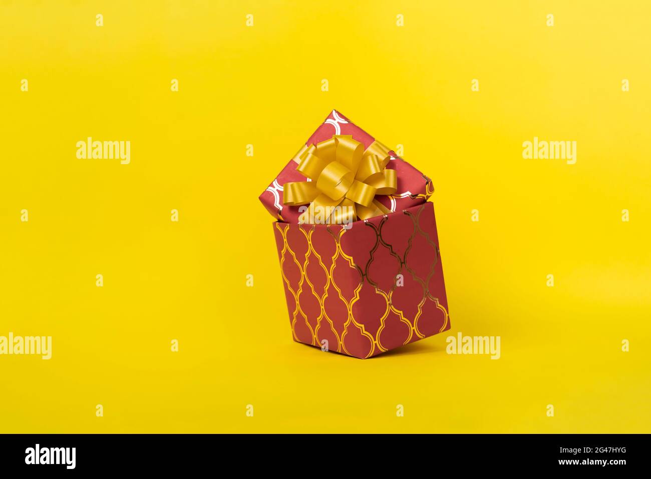 abstract present gift box float in the air for the holiday Stock Photo ...