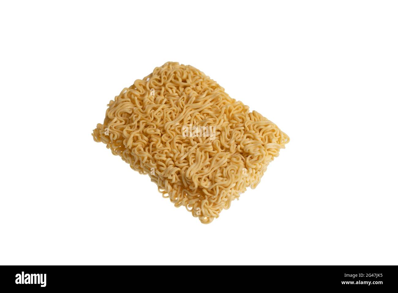 flat lay of fast food noodles spaghetti top view isolated Stock Photo ...