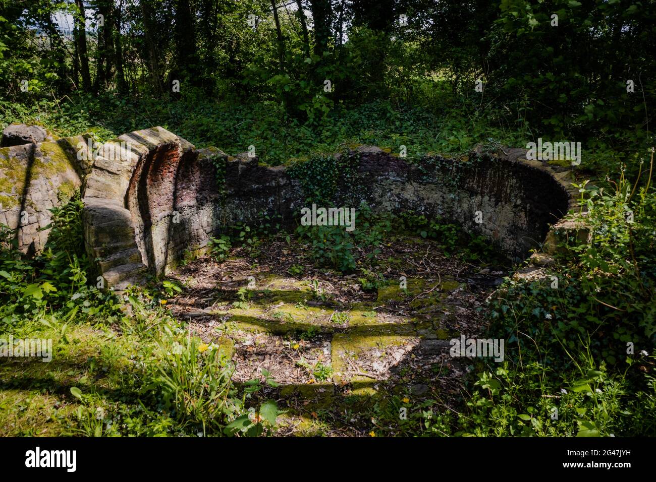Newburn UK: 24th May 2021: Ruins of Throckley Isabella Colliery Coke ...