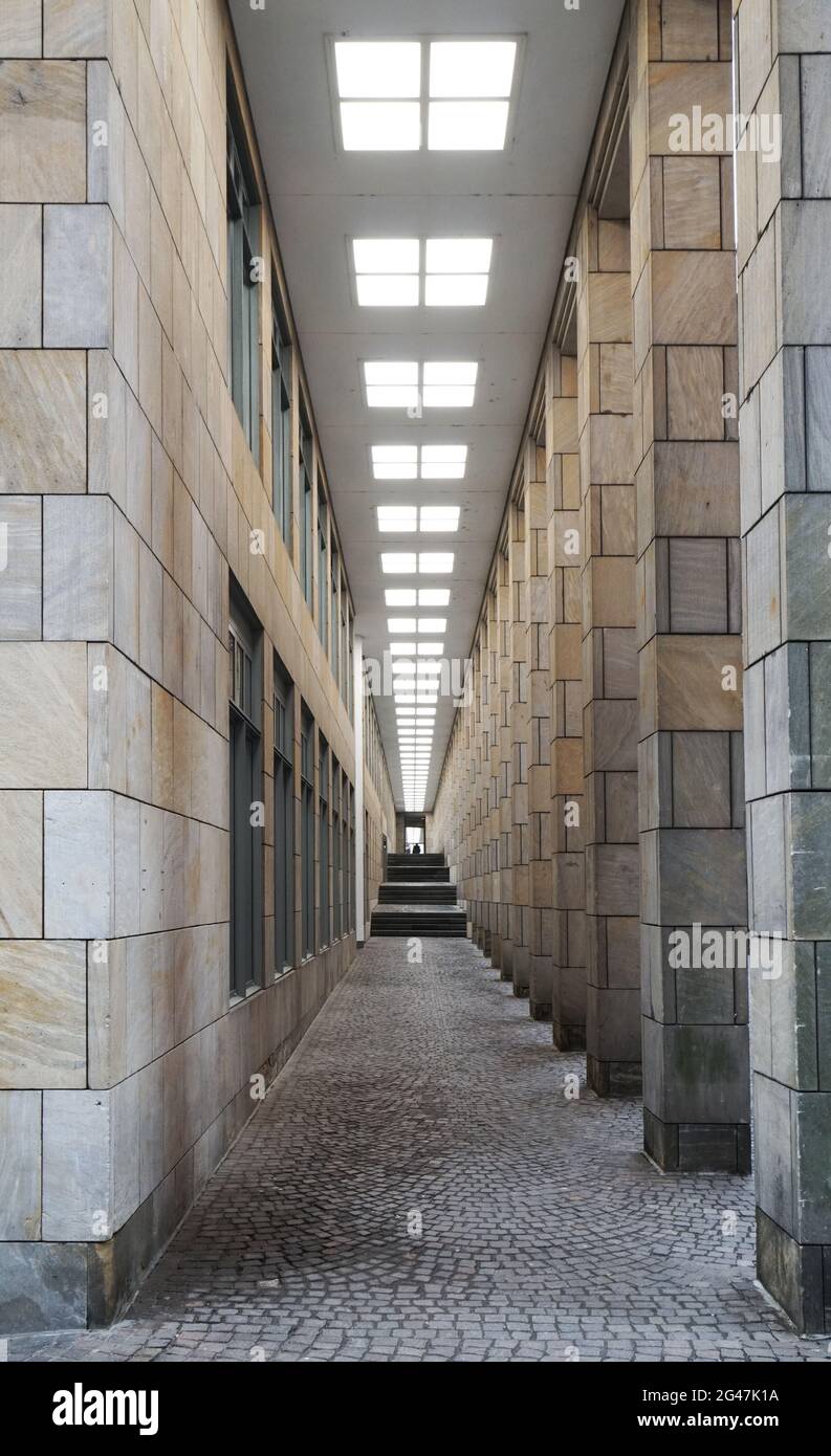 Hallway in the Frankfurt Cathedral, Germany Stock Photo - Alamy