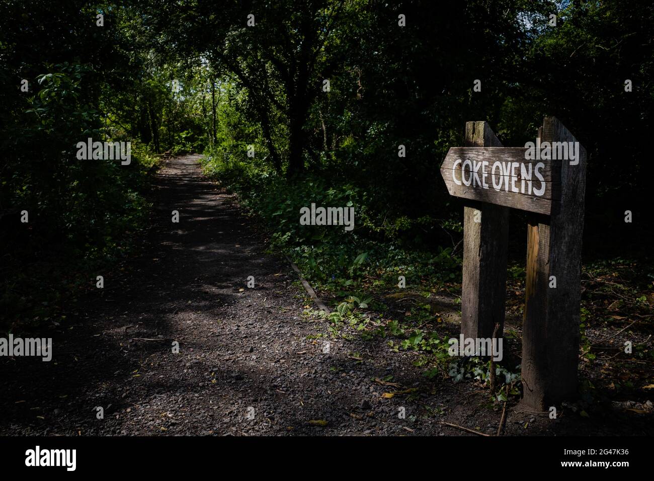 Newburn UK: 24th May 2021: Ruins of Throckley Isabella Colliery Coke ...