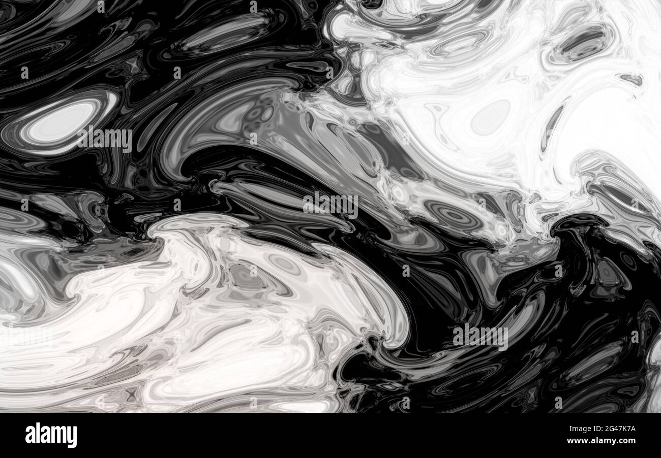 Flowing wave pattern, Chinese ink painting style, 3d rendering ...