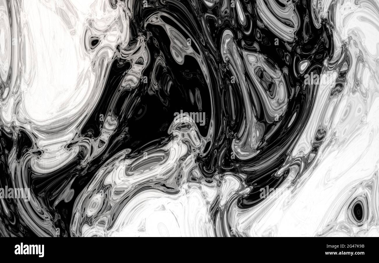 Flowing wave pattern, Chinese ink painting style, 3d rendering ...