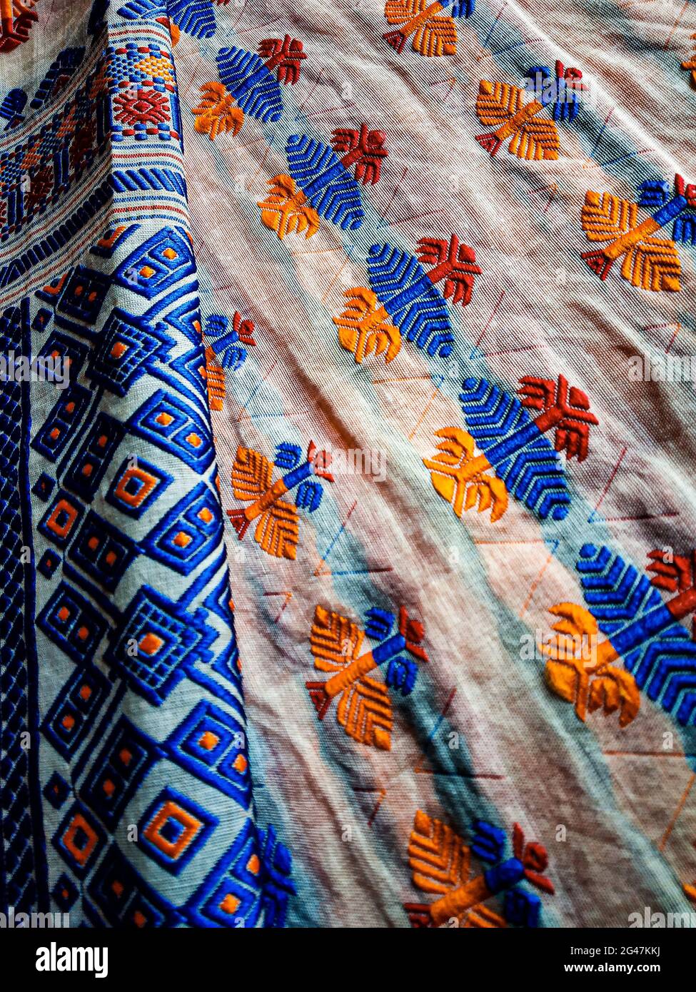tribal pattern or ethnic pattern is used for assam motif design or muga ...