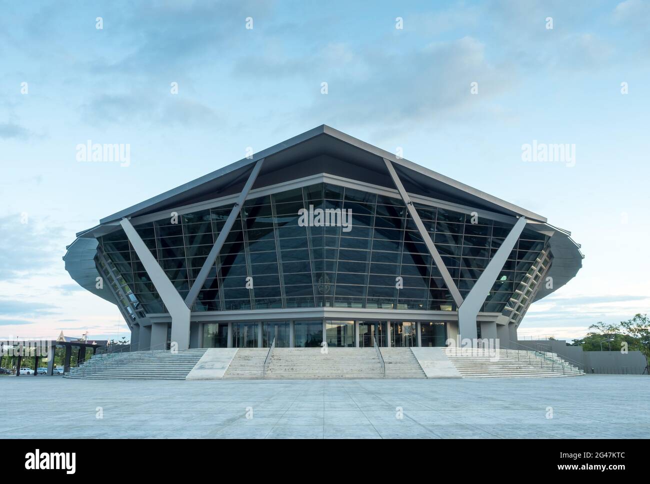 NAKORNPATHOM - AUGUST 9: Prince Mahidol Hall in Salaya campus of ...