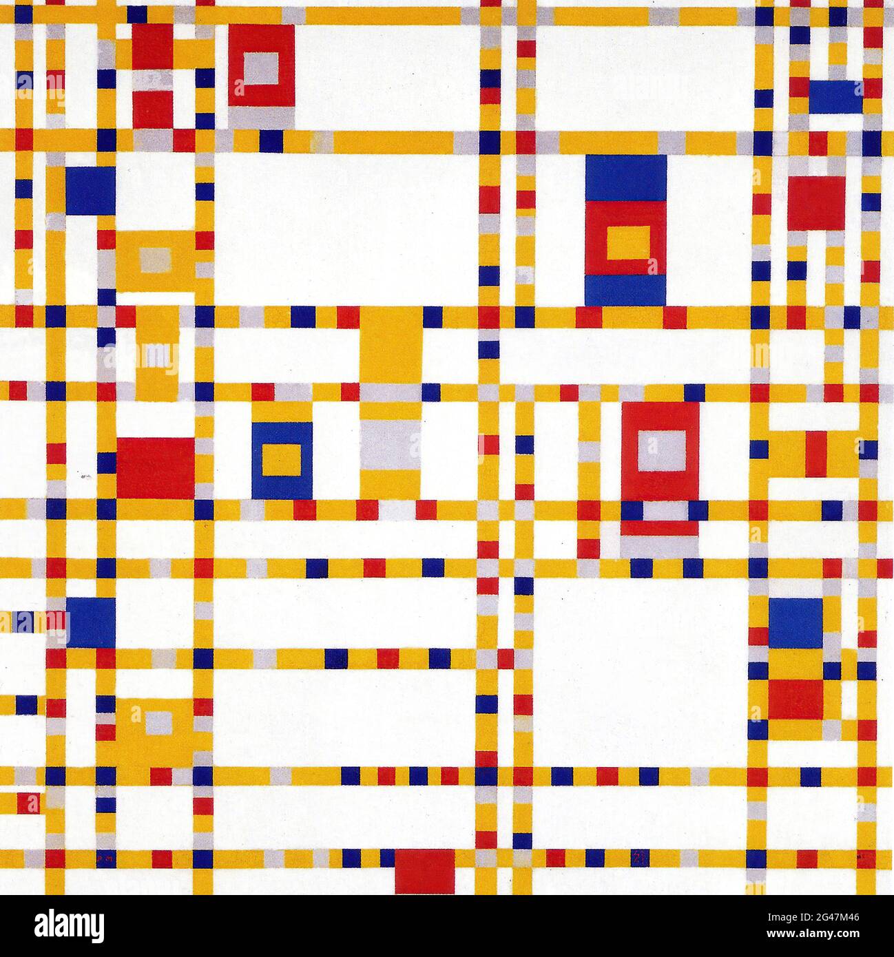 Piet Mondrian - Broadway Boogie Woogie Stock Photo - Alamy Piet Mondrian - Broadway Boogie Woogie Stock Photo - Alamy