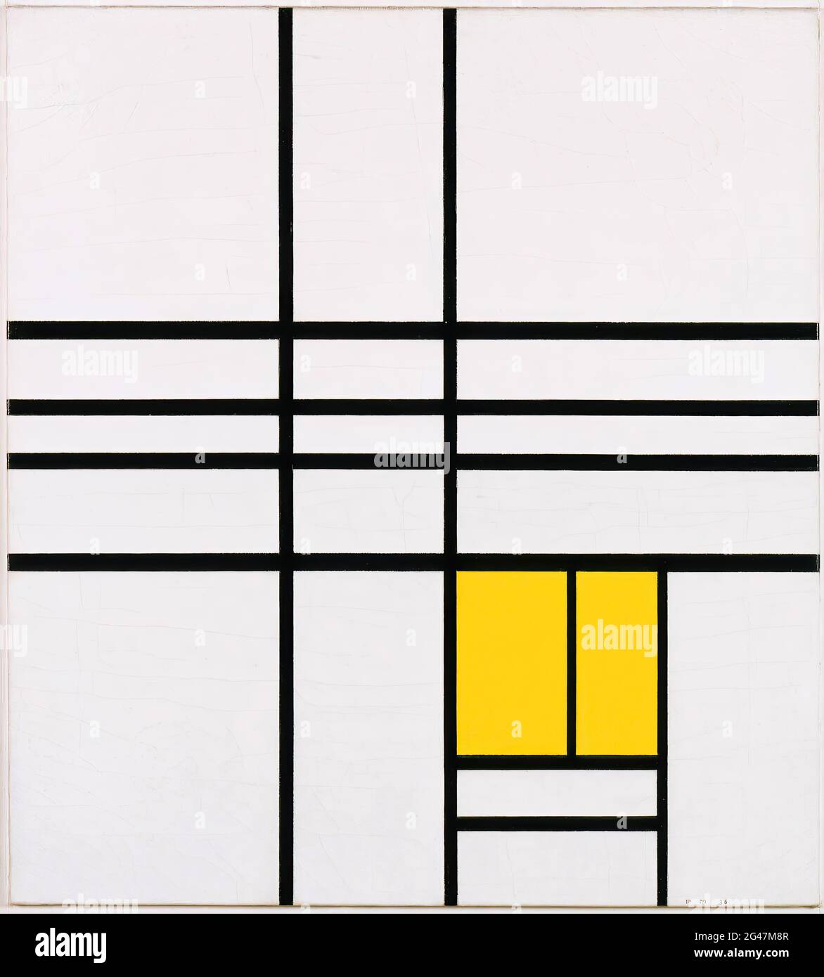 Piet Mondrian - Composition 02 Stock Photo - Alamy