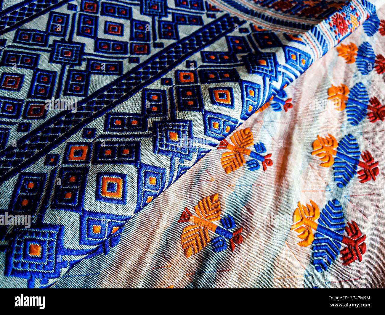 tribal pattern or ethnic pattern is used for assam motif design or muga ...