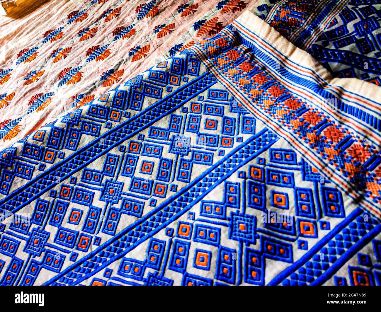 tribal pattern or ethnic pattern is used for assam motif design or muga ...