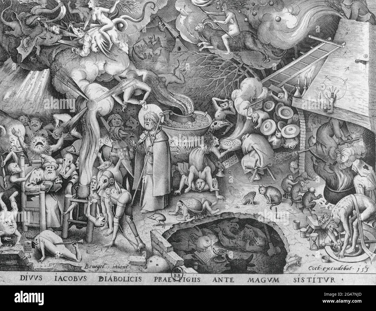 Pieter Bruegel the Elder - Saint Jacques Majeur Hermogenes 1565 Stock ...
