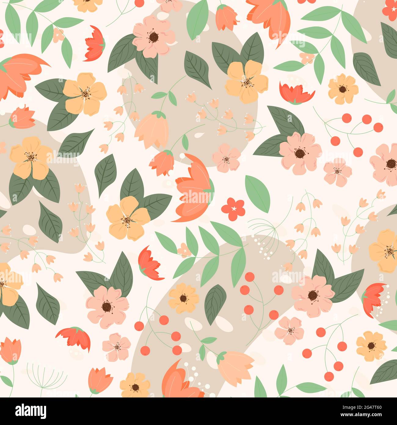 Abstract flower pattern background. Vector illustration Stock Vector ...