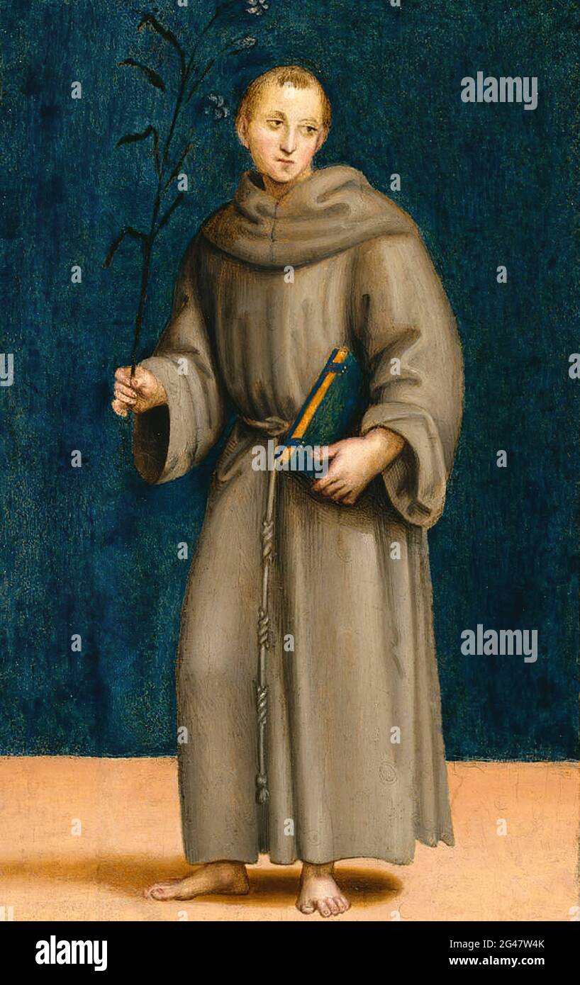 Raffaello Sanzio - Saint Anthony of Padua Stock Photo - Alamy