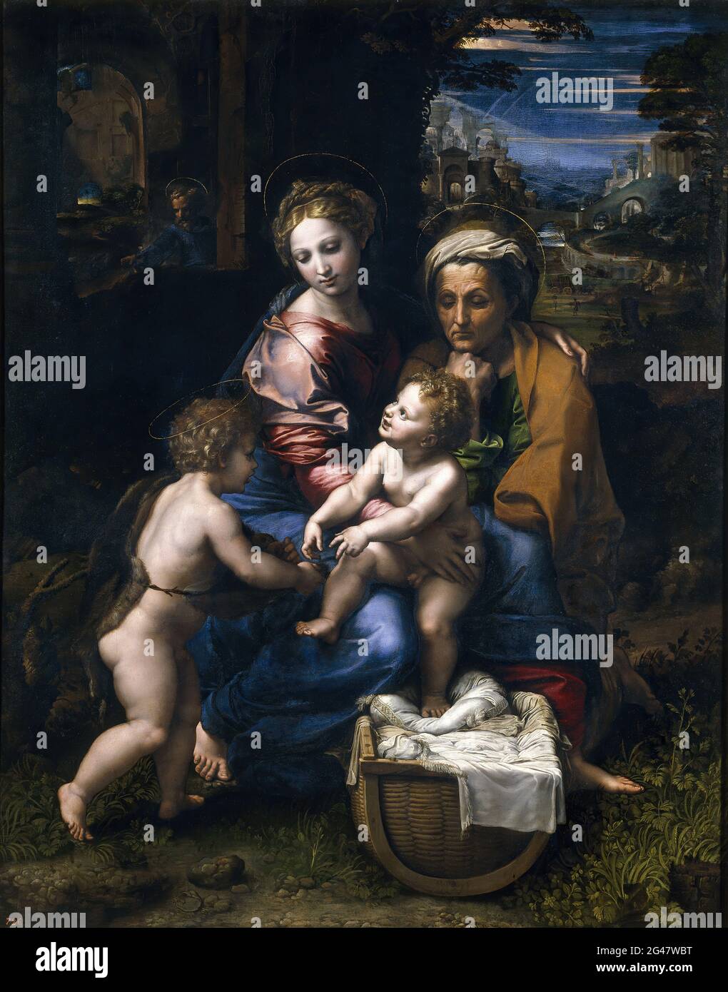 Raffaello sanzio raffaello holy family hi-res stock photography and ...