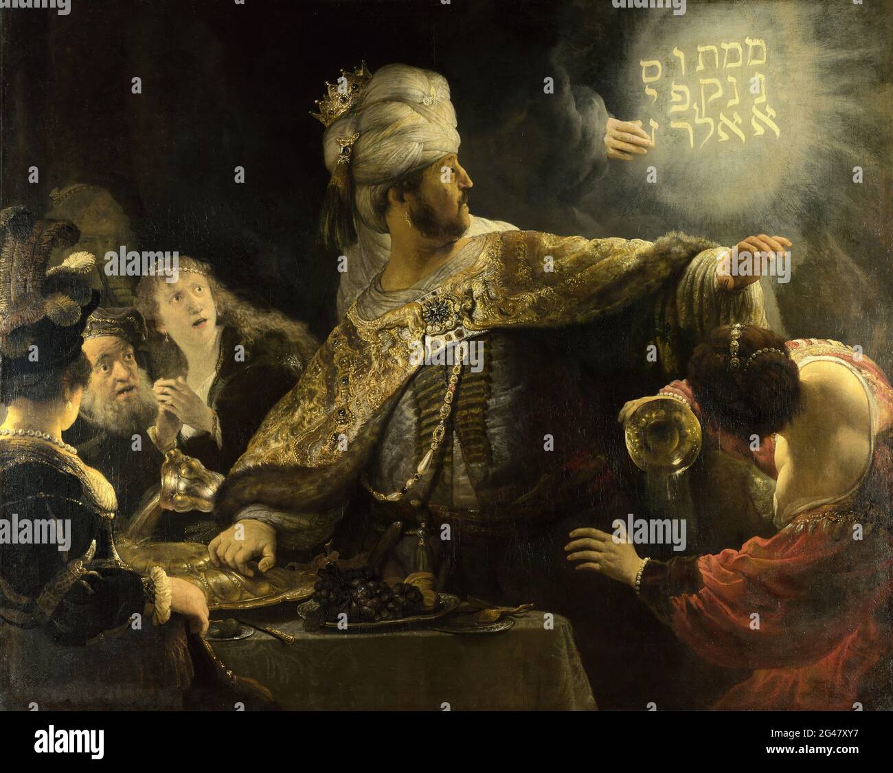 Belshazzar s feast by rembrandt hi res stock photography and images Alamy
