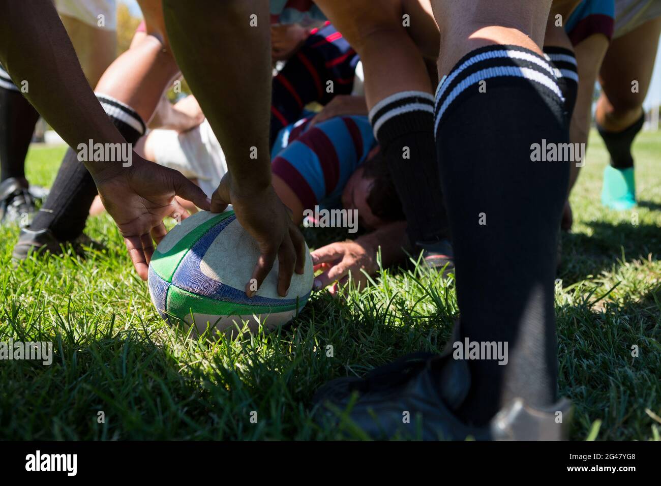 Close up rugby team hi-res stock photography and images - Alamy
