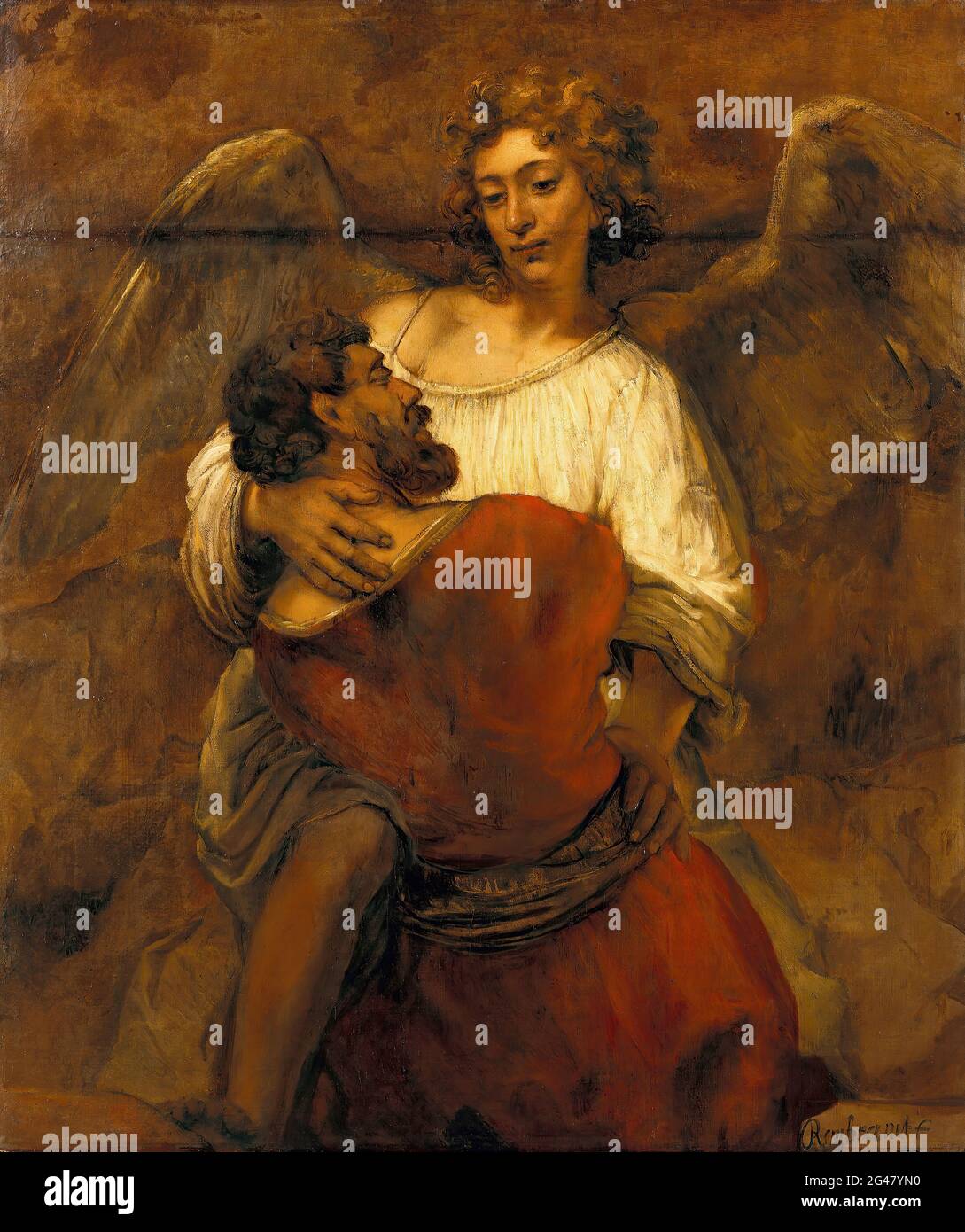 Rembrandt van rijn angel hi-res stock photography and images - Alamy