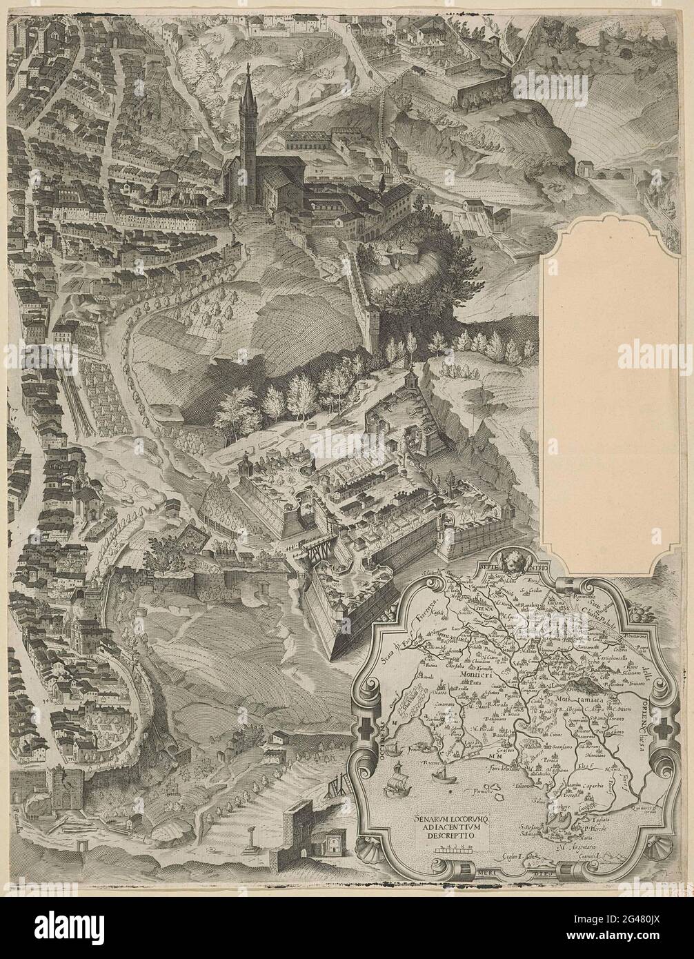 City of siena map hi-res stock photography and images - Alamy