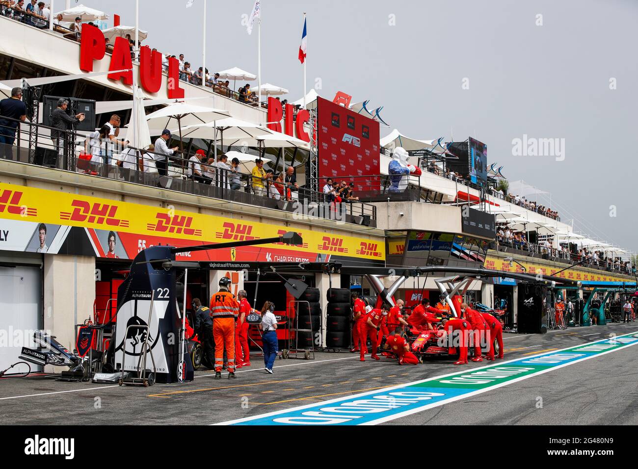 Le Castellet, France. 19th June, 2021. # 16 Charles Leclerc (MON ...