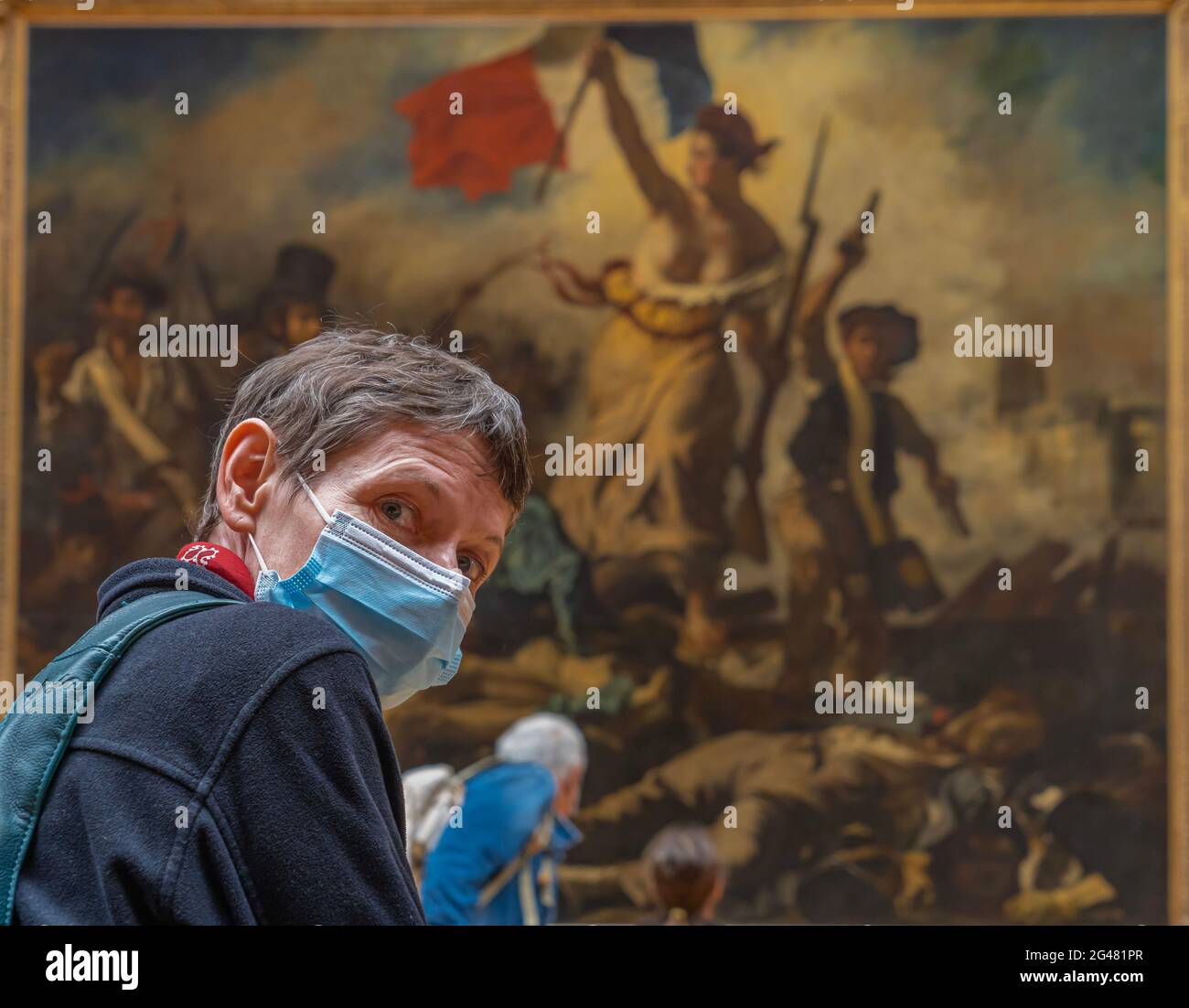 Liberty Leading The People Defaced