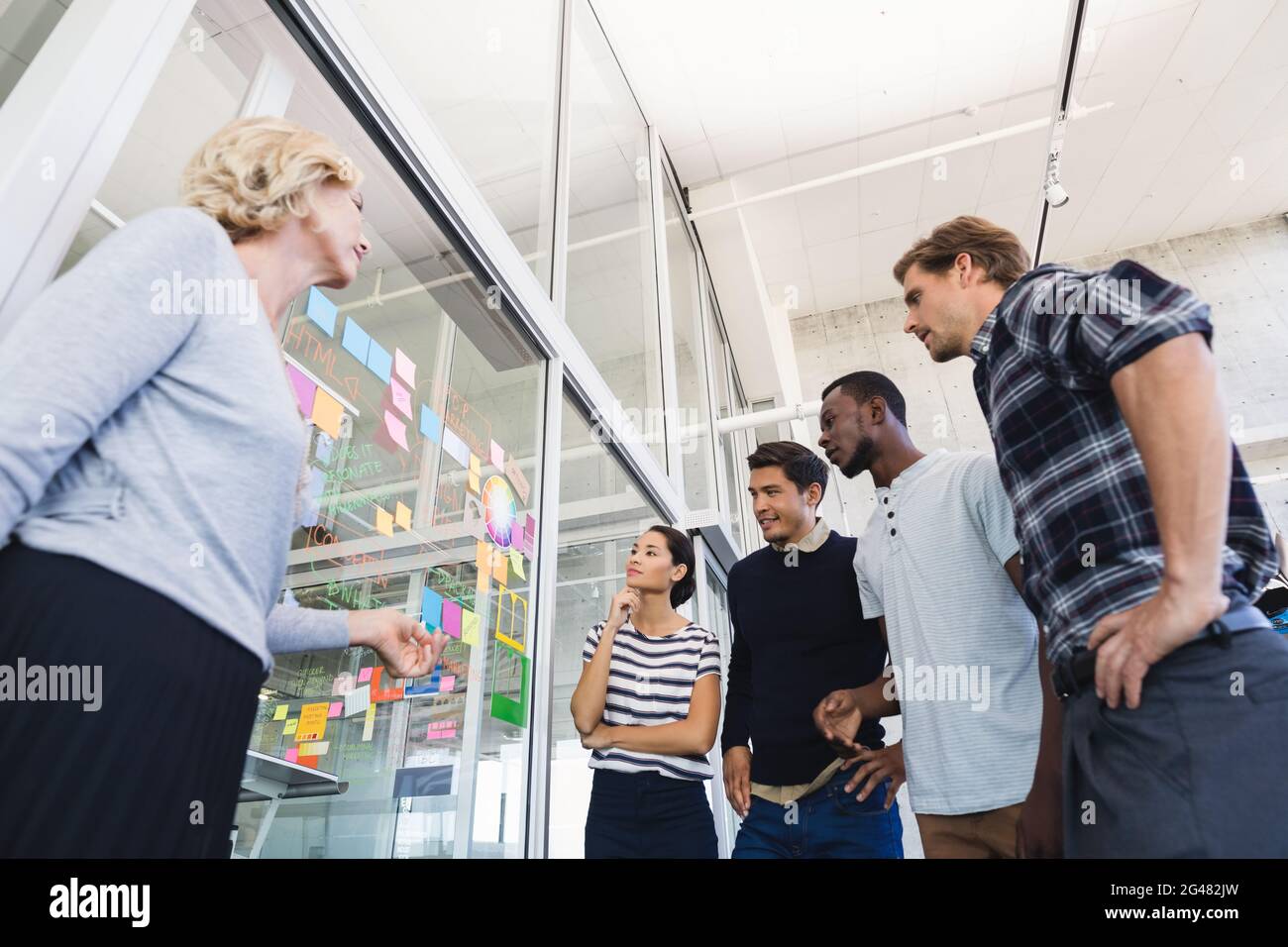 Low angle view mature black hi-res stock photography and images - Alamy