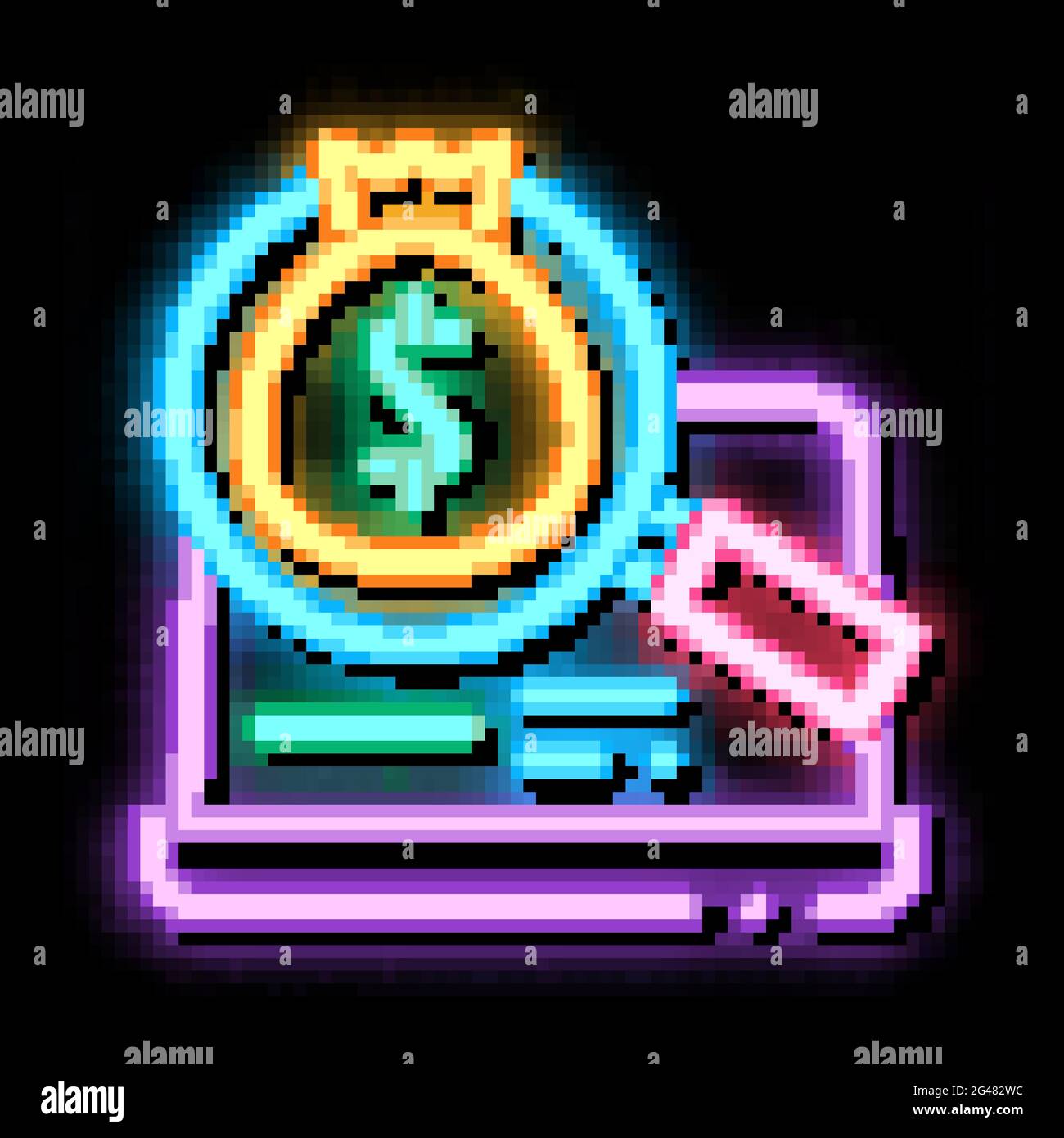 Detection money in computer icon hi-res stock photography and images ...