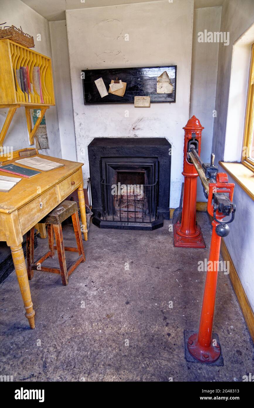 Old industrial vintage warehouse office - Beamish Village, Durham ...