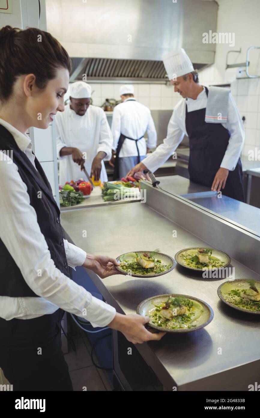 Beautiful waitress taking order hi-res stock photography and images - Alamy