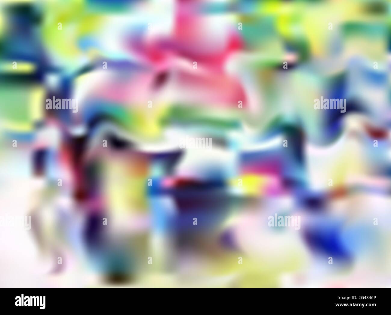 Multicolor abstract blurred background. Bright rainbow random stains ...