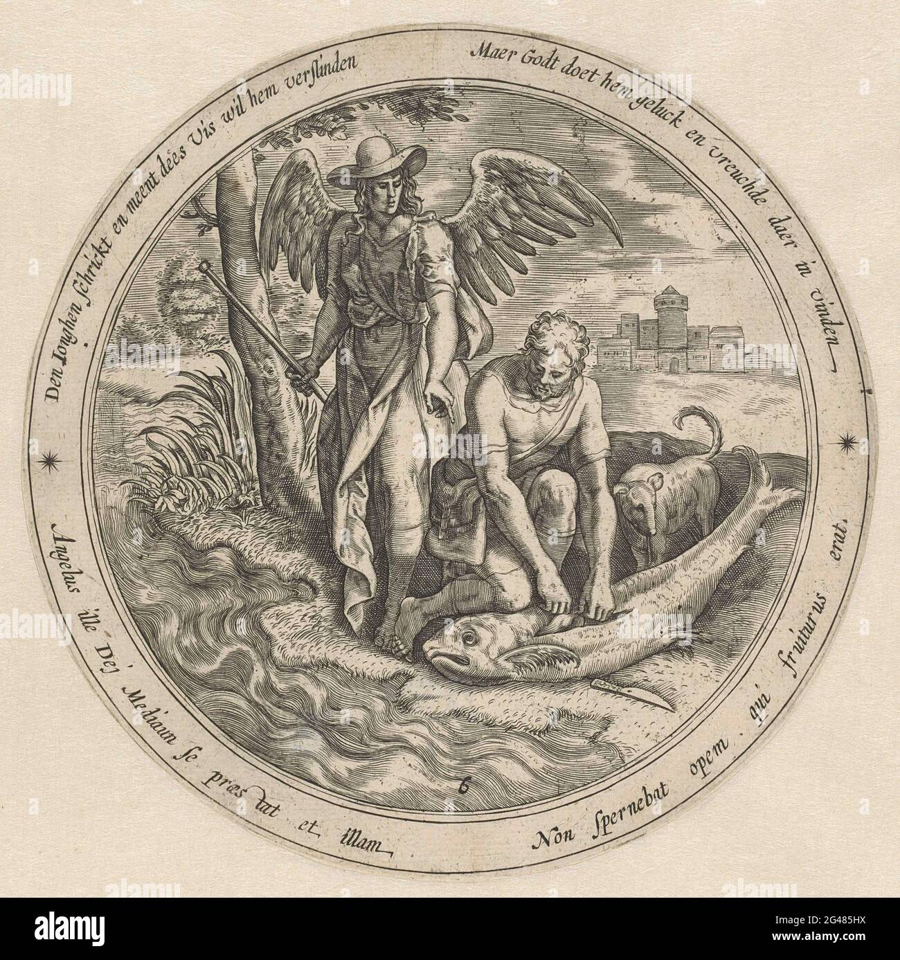 Tobias removes the intestines of the fish; History of Tobias. Tobias ...