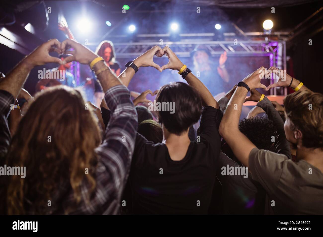 Concert hands heart hi-res stock photography and images - Alamy