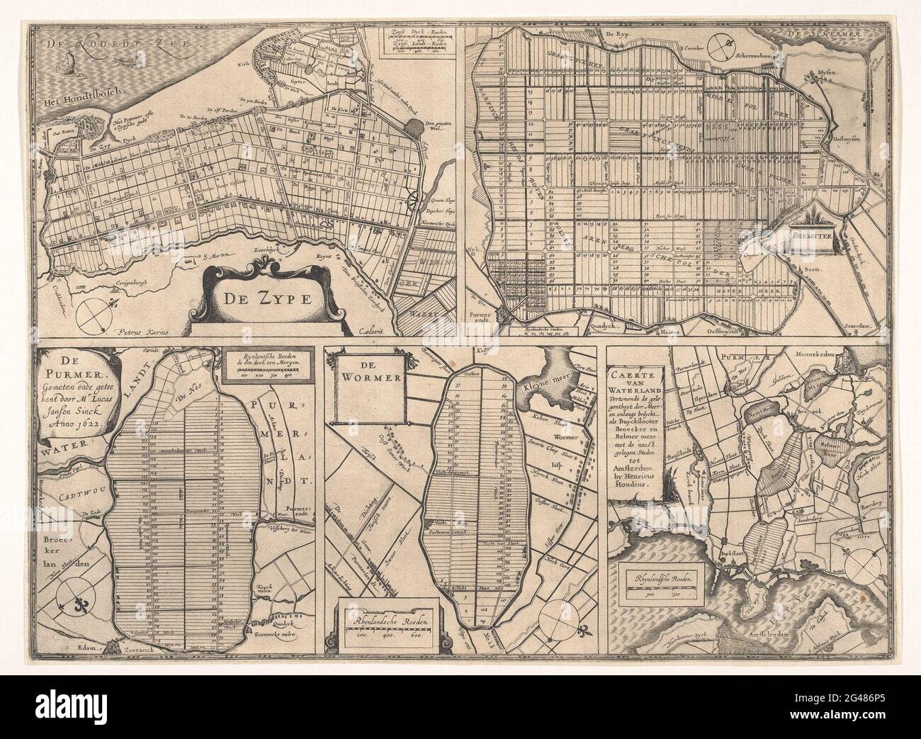 Beemster map hi-res stock photography and images - Alamy
