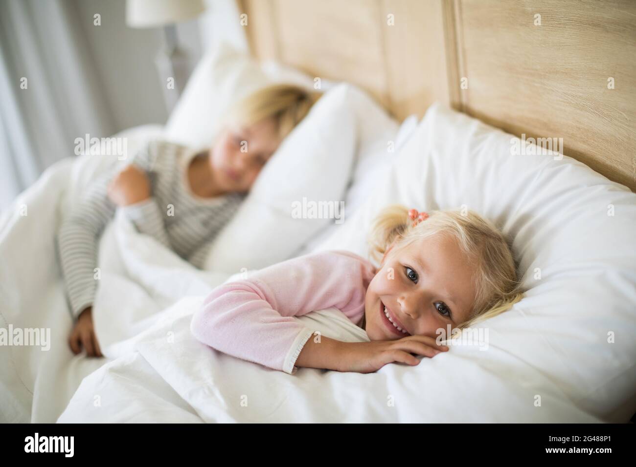 Brother sister sleeping together hi-res stock photography and images - Alamy