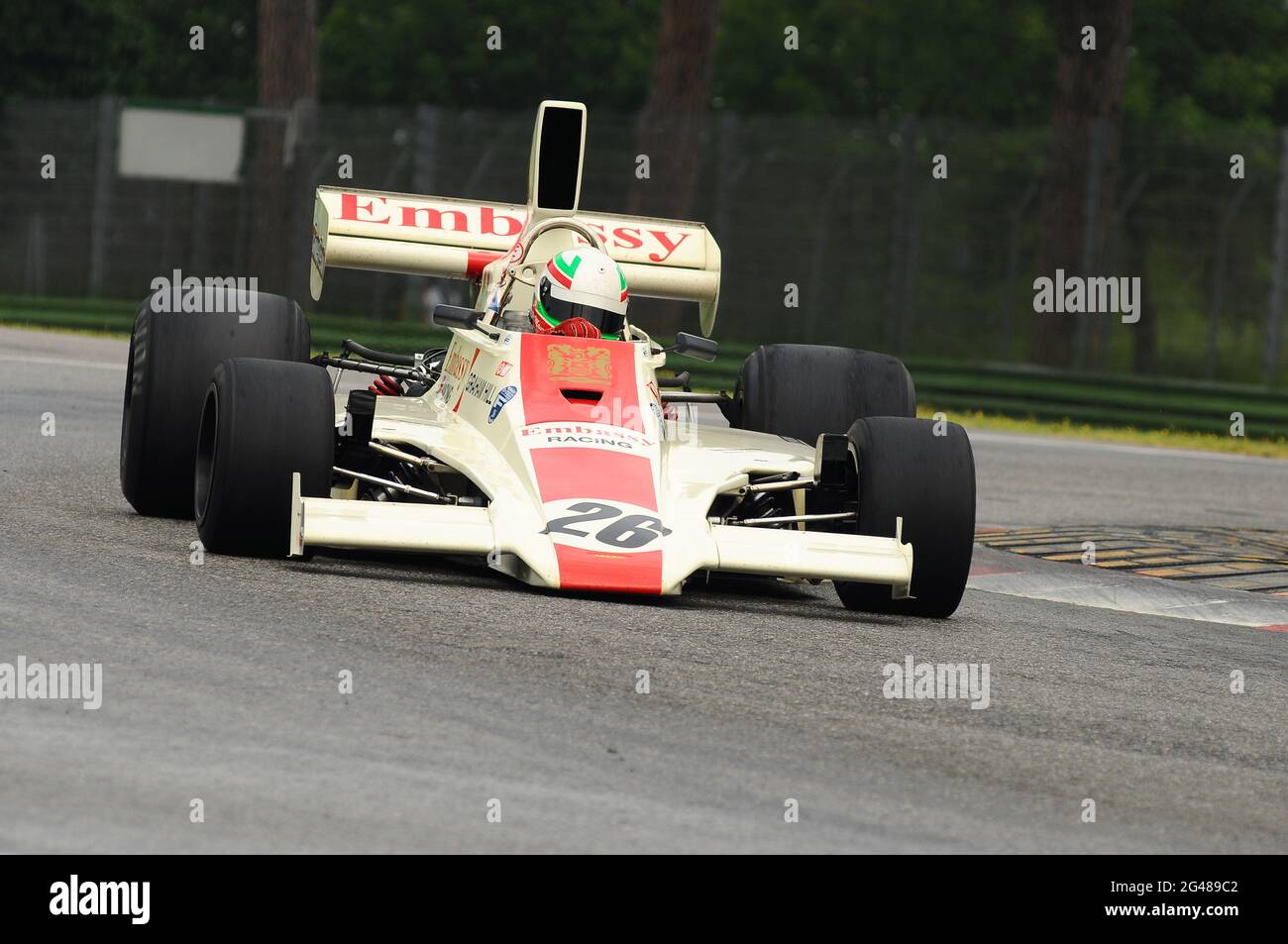 Imola, 6 June 2012: Unknown run Classic F1 Car 1974 Lola T370 of ...